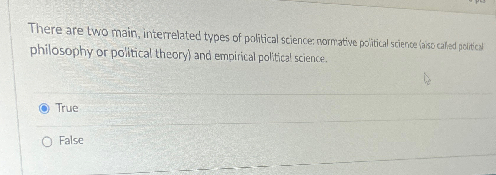 Solved There are two main, interrelated types of political | Chegg.com