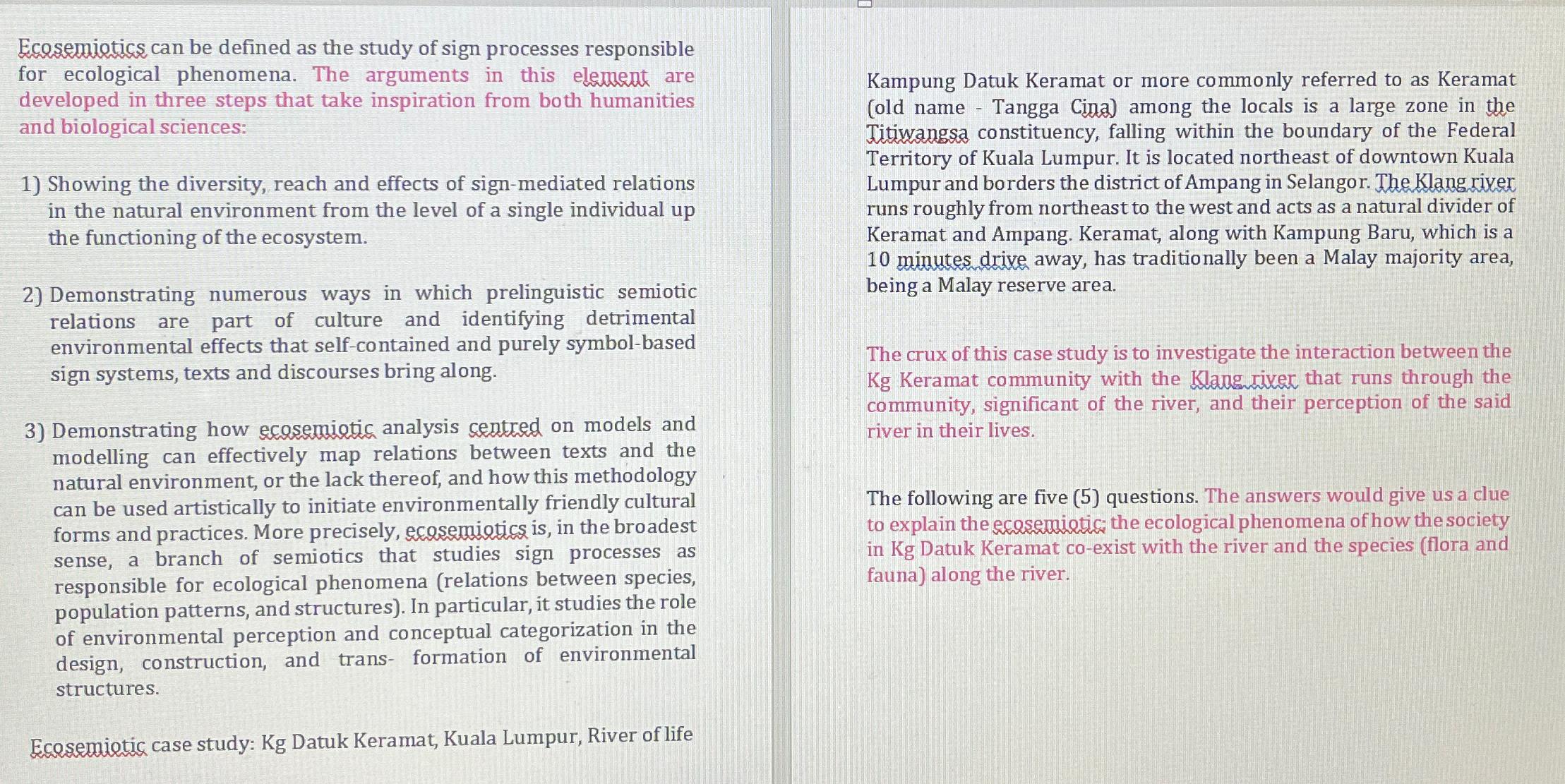 Ecosemiotics can be defined as the study of sign | Chegg.com