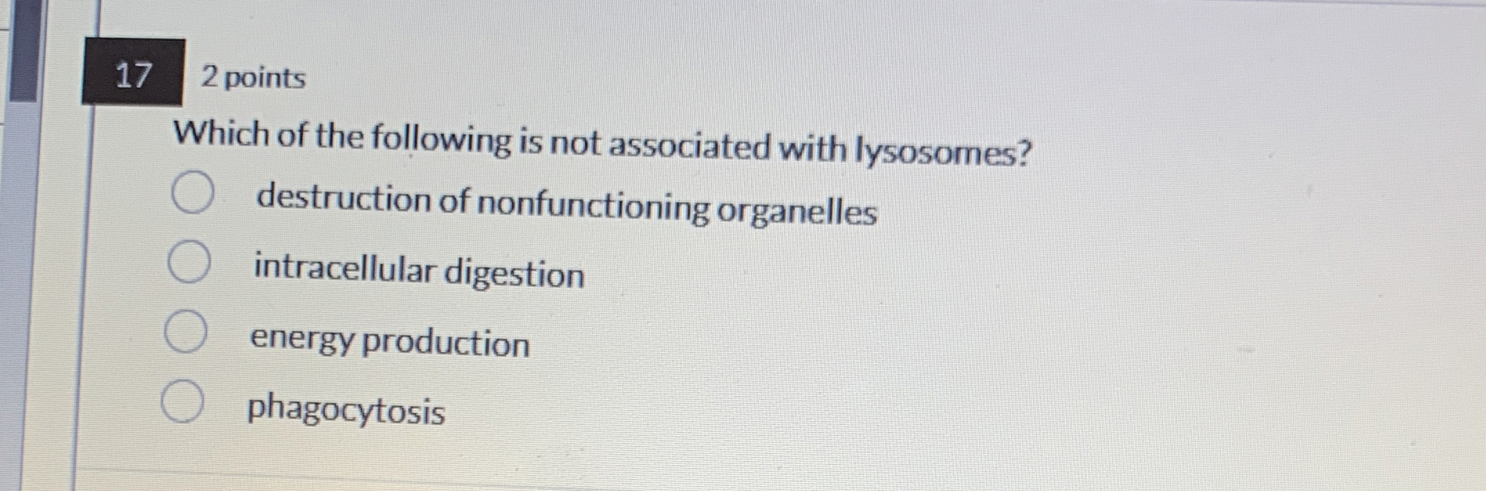 Solved 172 ﻿pointsWhich of the following is not associated | Chegg.com