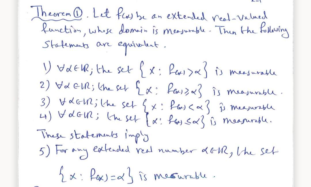 Solved Theorem Let For Be An Extended Real Valued Function