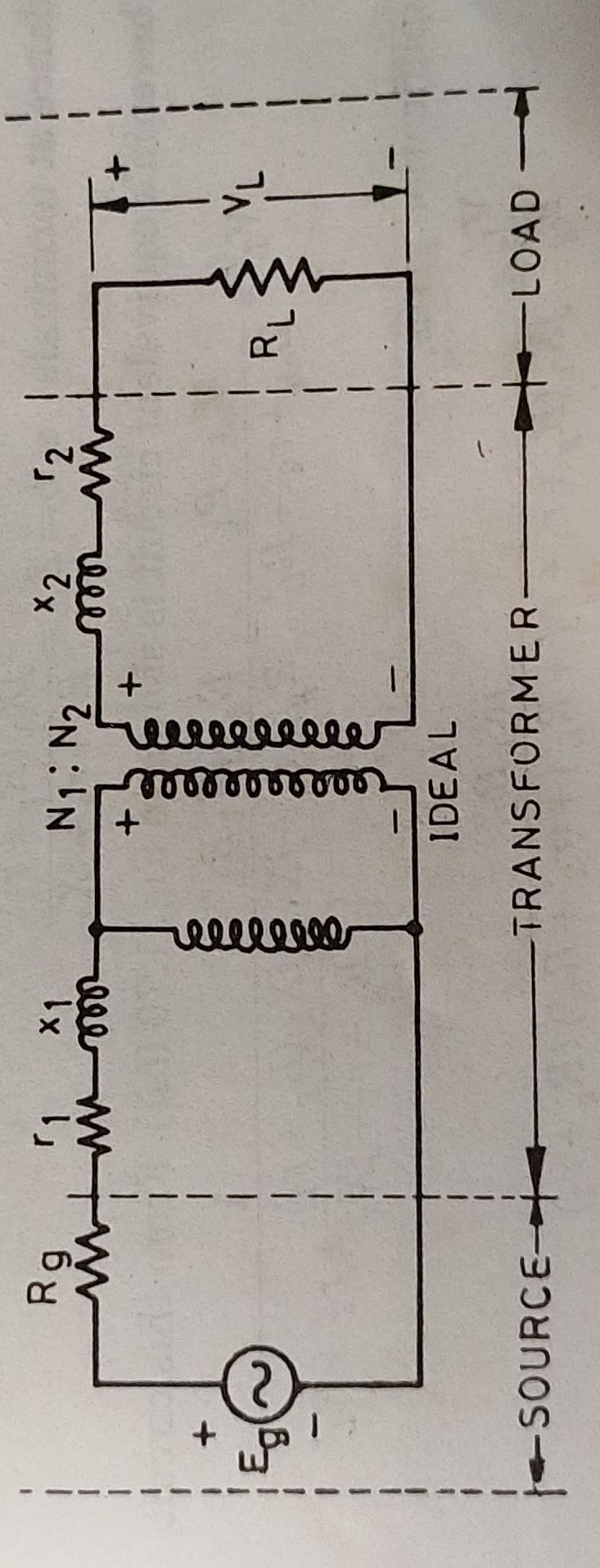 Solved An Audio frequency Transformer shown below Draw | Chegg.com