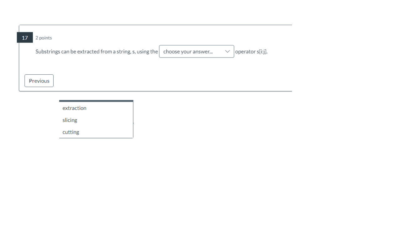 Solved 172 ﻿pointsSubstrings can be extracted from a string, | Chegg.com