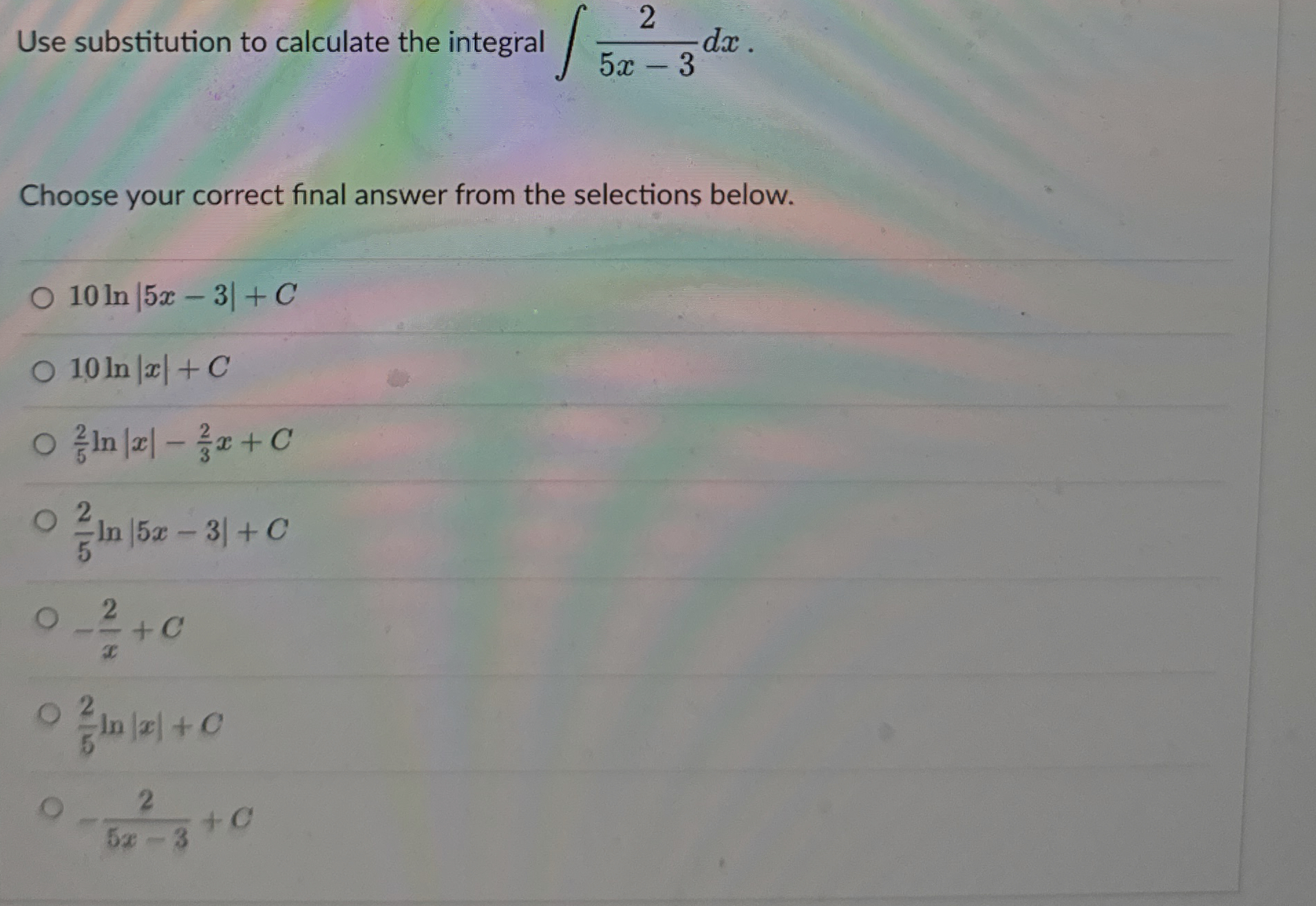Solved Use substitution to calculate the integral | Chegg.com