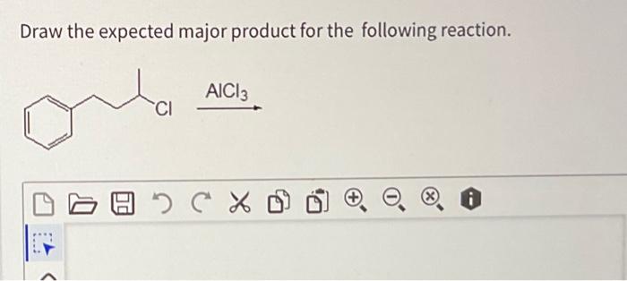 Solved Draw The Expected Major Product For The Following