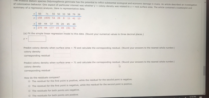 Solved (b) Calculate the coefficient of determination. | Chegg.com