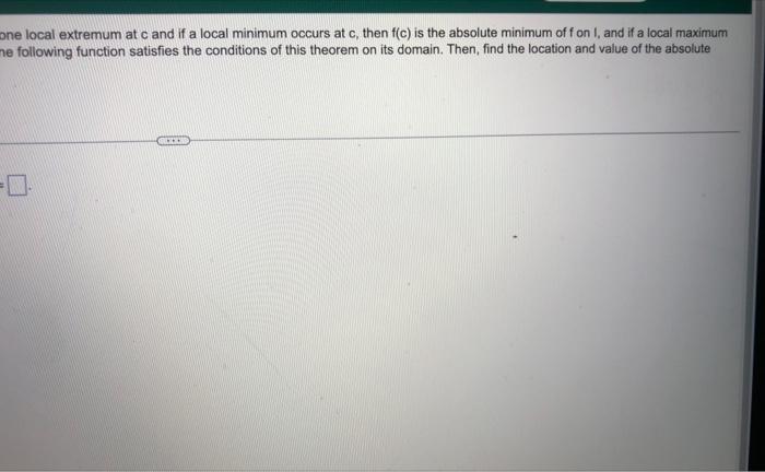 Solved A theorem states that if f is continuous on an | Chegg.com