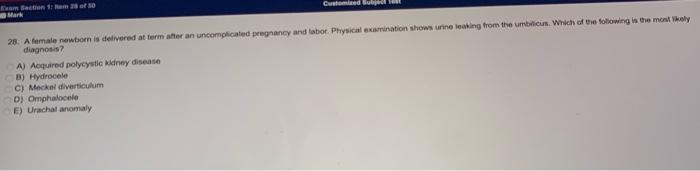 Solved போர்lைaid போ sam Battan um 28 of 10 Mark 28. A female | Chegg.com