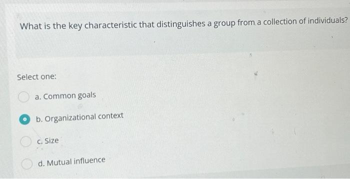 Solved What is the key characteristic that distinguishes a | Chegg.com