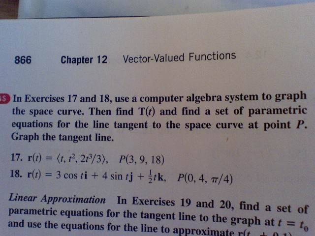 In Exercises 17 and 18, use a computer algebra system | Chegg.com