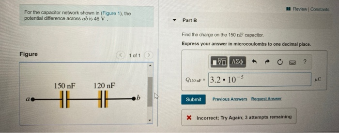 Solved Review Constants For the capacitor network shown in | Chegg.com
