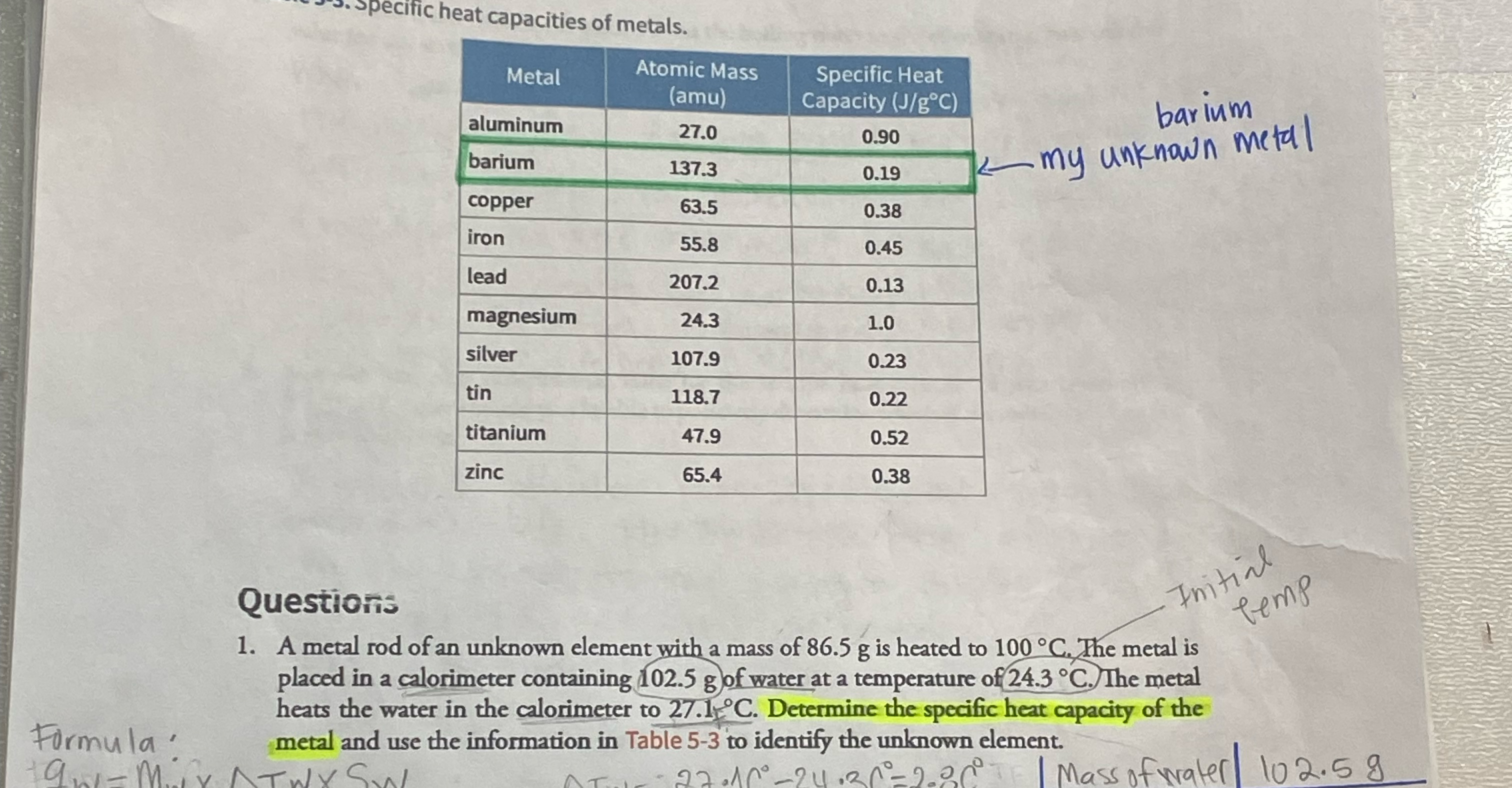 Solved \table[[Metal,\table[[Atomic | Chegg.com