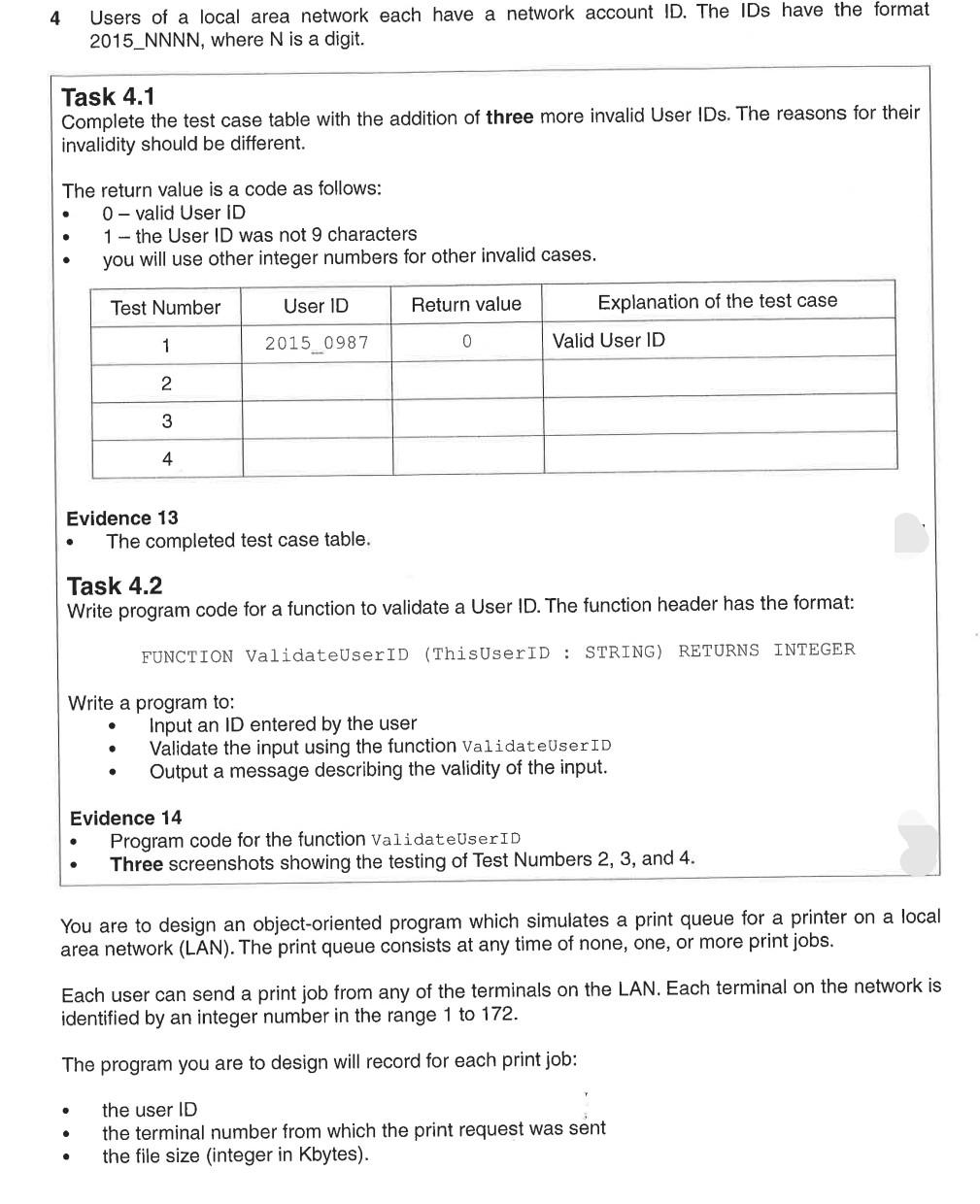 Solved In practice, there are several print queues each | Chegg.com