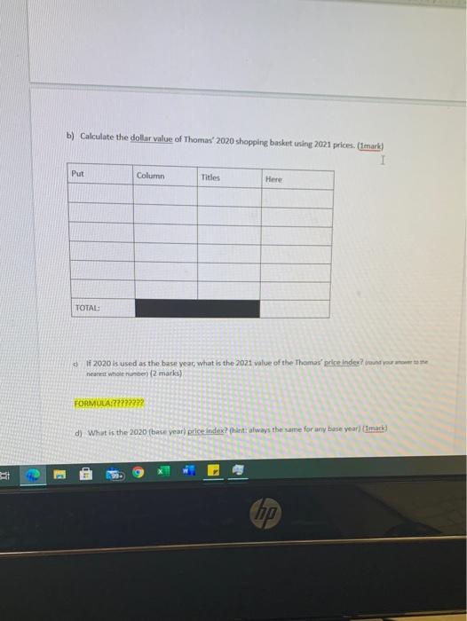 Solved CIA4U - Grade 12 Economics Inflation Written | Chegg.com