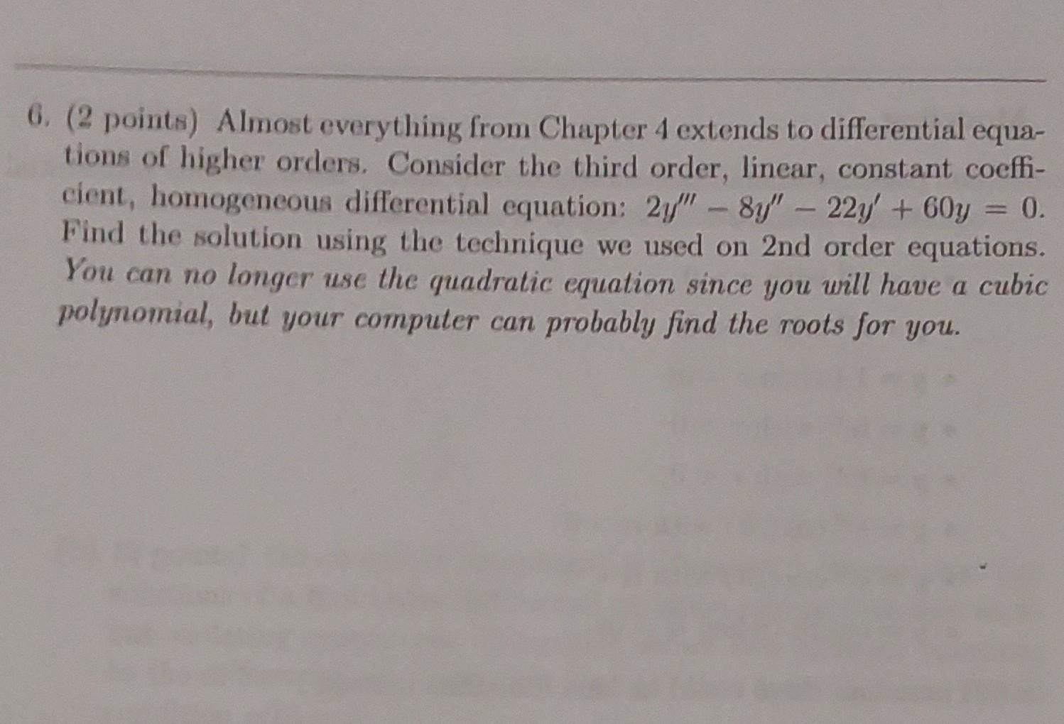 Solved 6. (2 points) Almost everything from Chapter 4 | Chegg.com