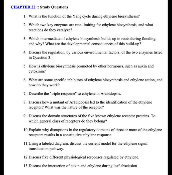 Solved CHAPTER 22 :: Study Questions 1. What is the function | Chegg.com