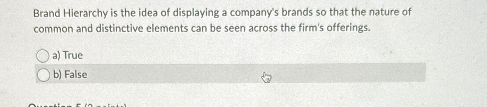 Solved Brand Hierarchy is the idea of displaying a company's | Chegg.com Solved Brand Hierarchy is the idea of displaying a company's | Chegg.com