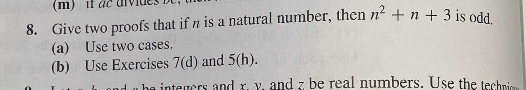 Solved Give two proofs that if n ﻿is a natural number, then | Chegg.com