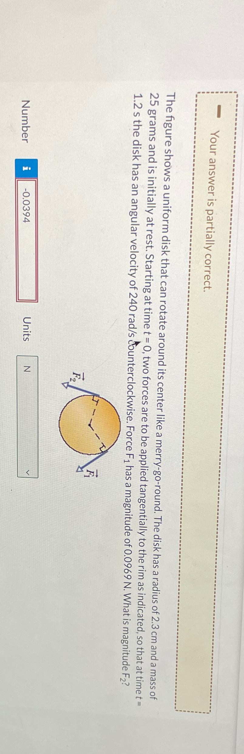 Solved Please show all workYour answer is partially | Chegg.com