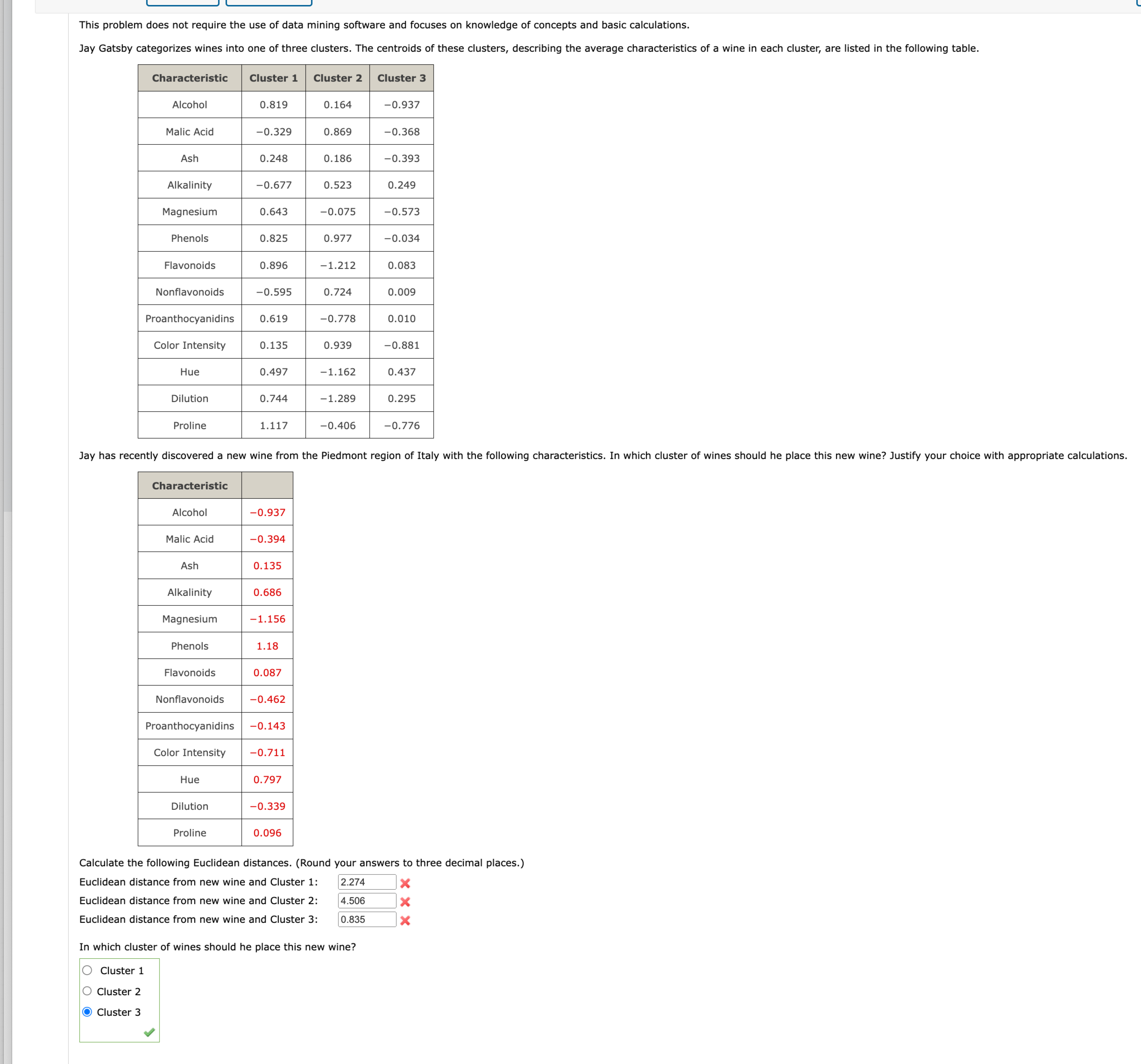 Solved This problem does not require the use of data mining | Chegg.com