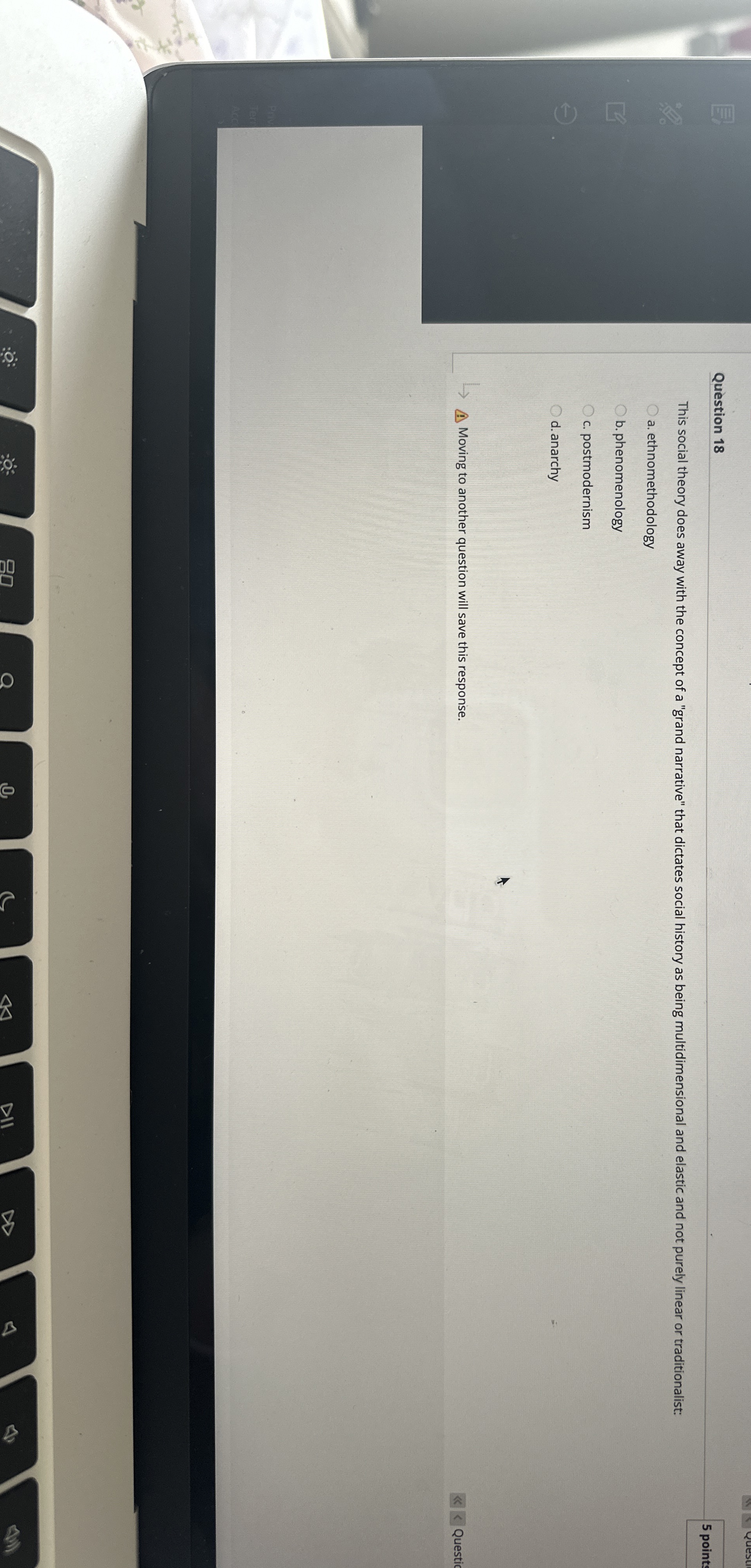 Solved Question 18This social theory does away with the | Chegg.com
