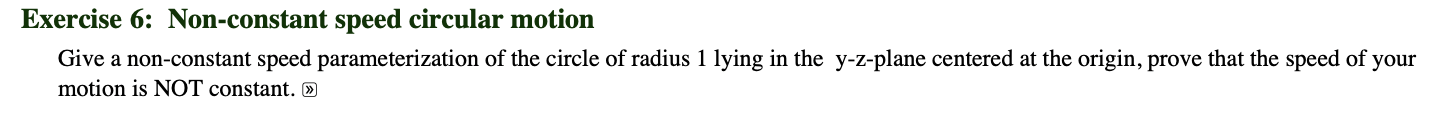 Solved Exercise 6: Non-constant speed circular motionGive a | Chegg.com
