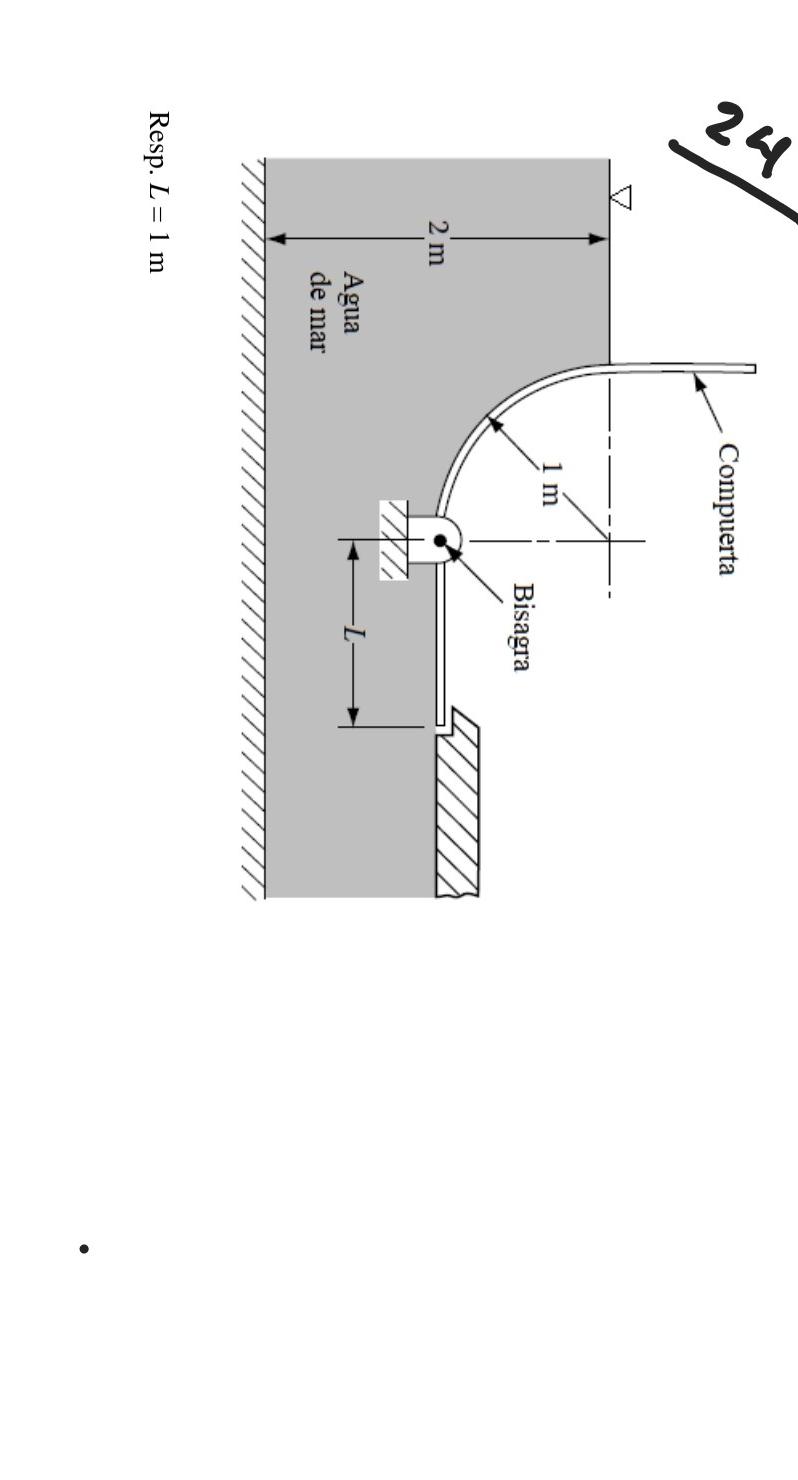 Solved Problem 24. The figure shows a seawater retention | Chegg.com