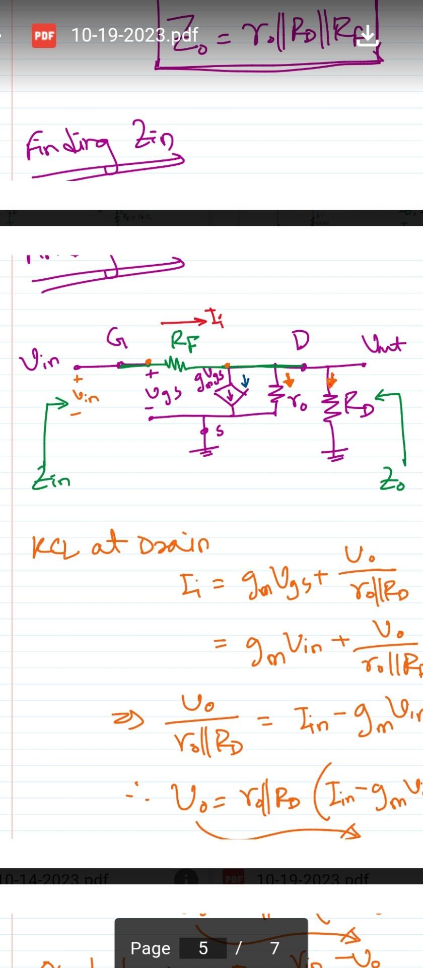 Solved 3 DF 10-19-2̉023.pdf RF1+γ0∥RDν1 1,1,1,1.1 | Chegg.com