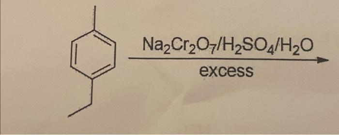 Solved excess Na2Cr2O7/H2SO4/H2O | Chegg.com