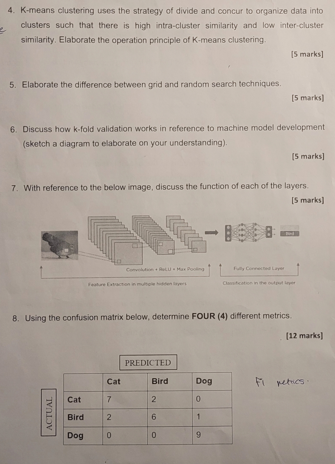 K-means clustering uses the strategy of divide and | Chegg.com