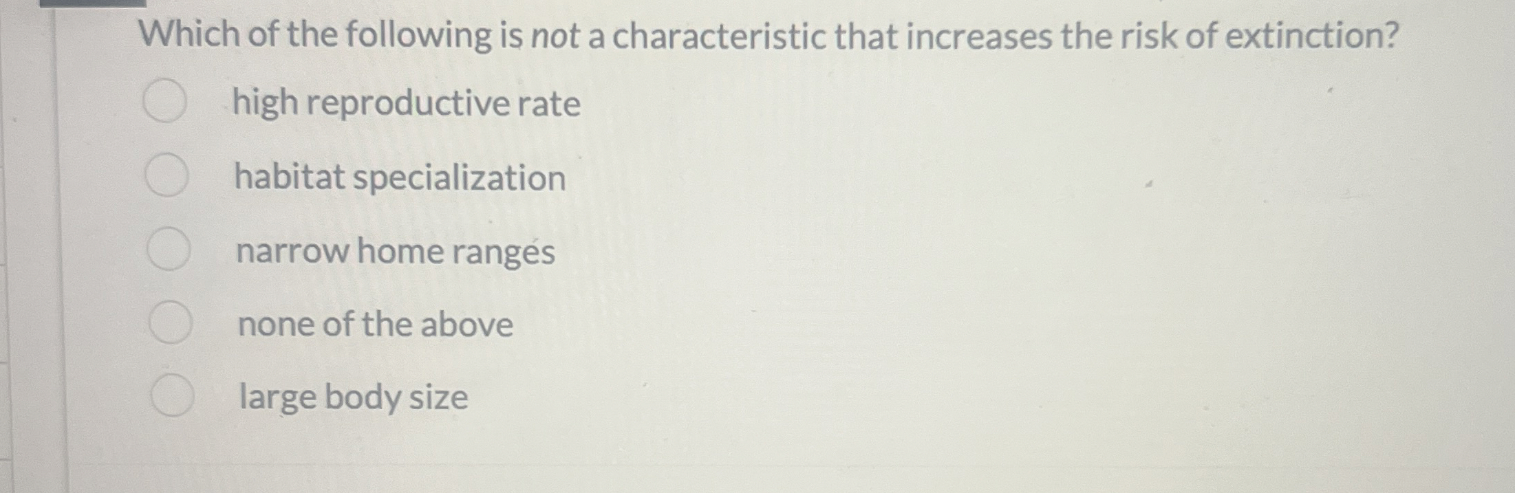 Solved Which of the following is not a characteristic that | Chegg.com