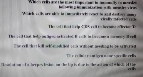 Solved Which cells are the most important in immunity to | Chegg.com