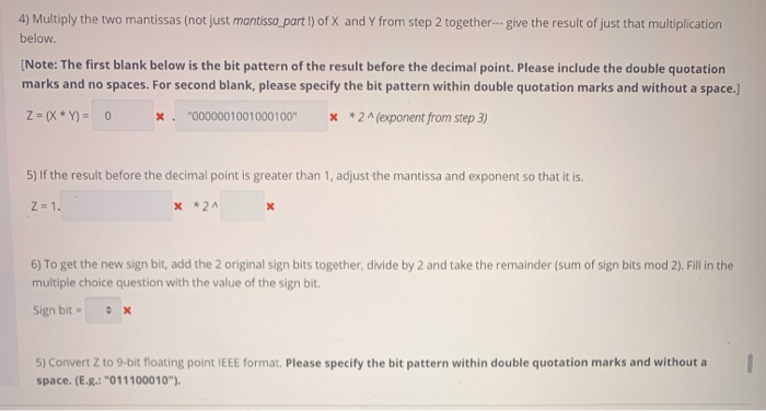 Consider a 9-bit floating point representation based | Chegg.com