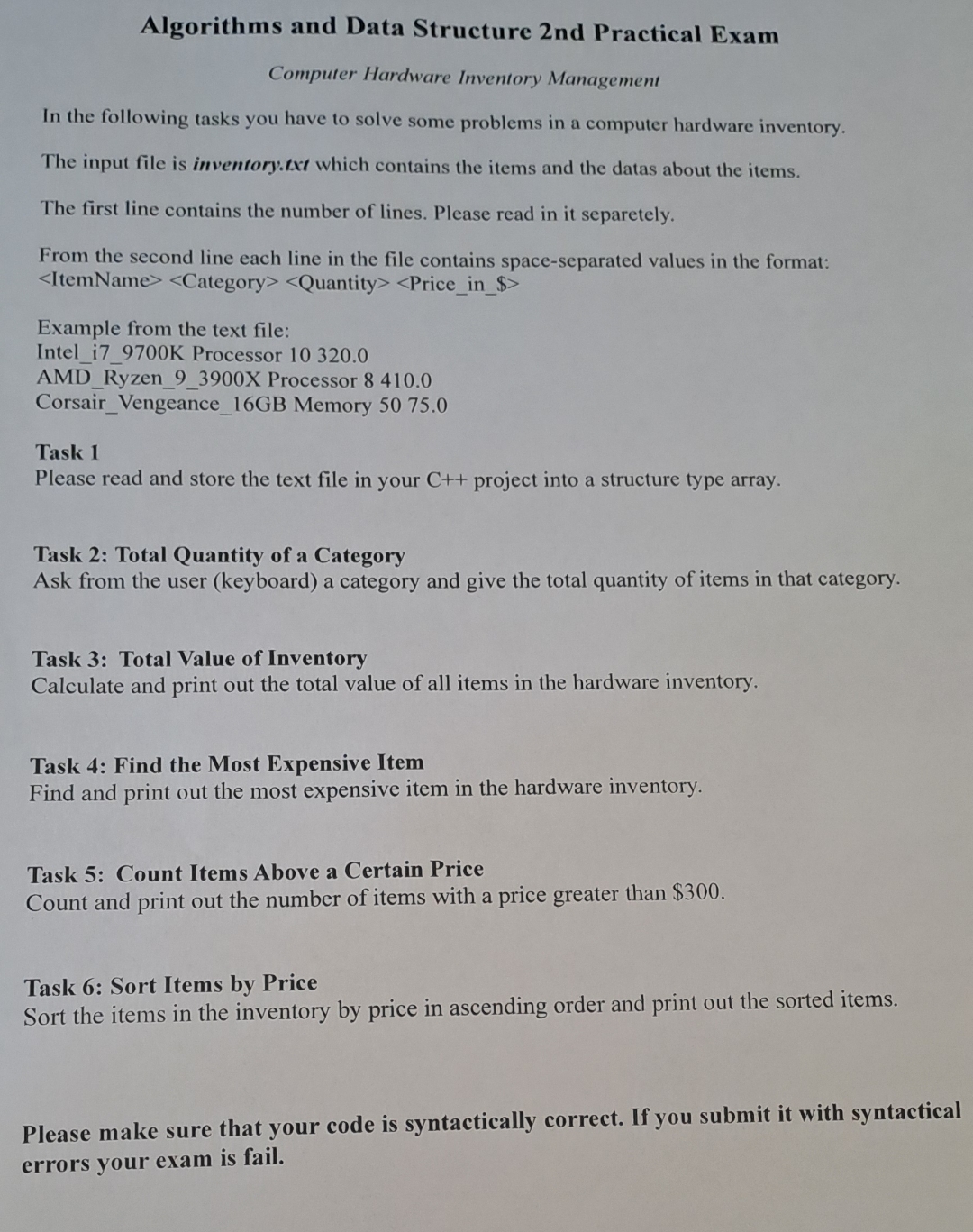 Solved Algorithms and Data Structure 2nd Practical | Chegg.com