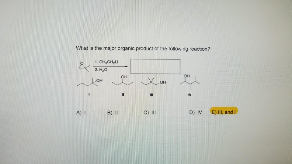 Solved Which of the following reactions will actually yield | Chegg.com