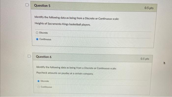 Solved can you tell me if these homework questions are right | Chegg.com