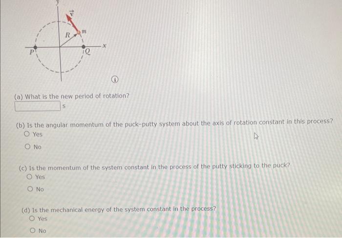 Solved The figure below represents a small, flat puck with | Chegg.com