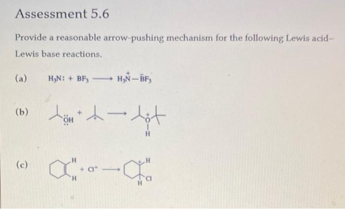 Solved Provide a reasonable arrow-pushing mechanism for the | Chegg.com