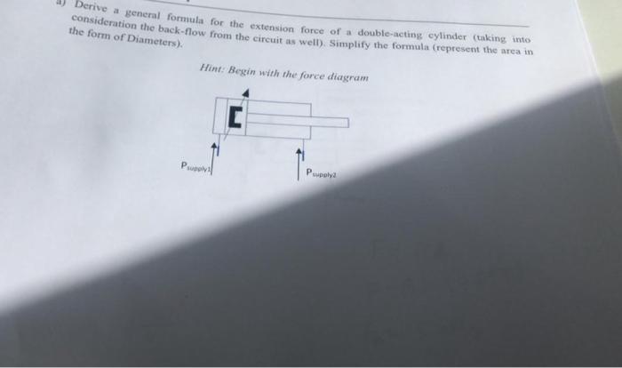 Solved Derive a general formula for the extension force of a | Chegg.com