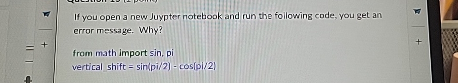 Solved If You Open A New Juypter Notebook And Run The 1010