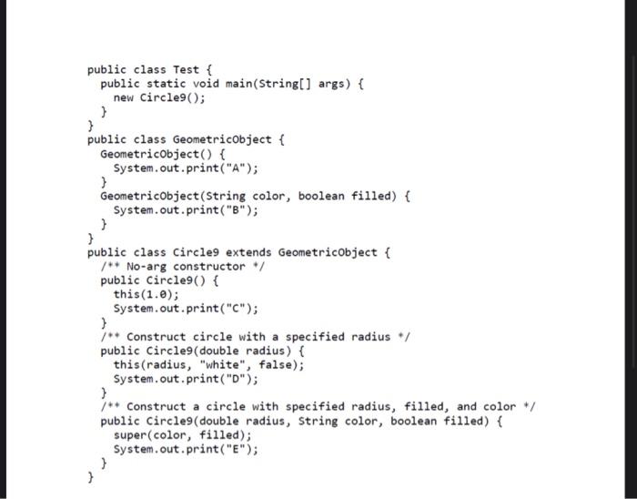Solved What is wrong in the code below: 1. AObj= new A(); | Chegg.com