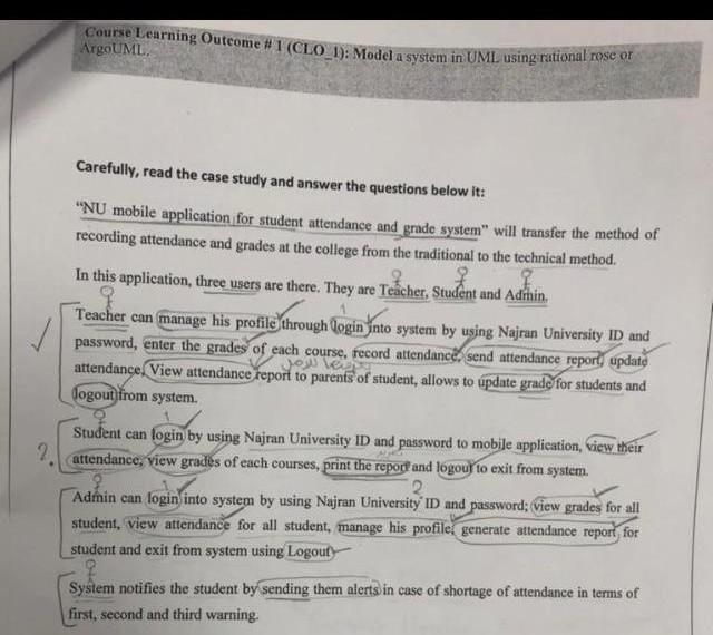 Solved Devlop use case and class daigram and activity | Chegg.com