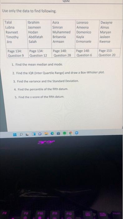 Solved data management its the second group page [ibrahim, | Chegg.com