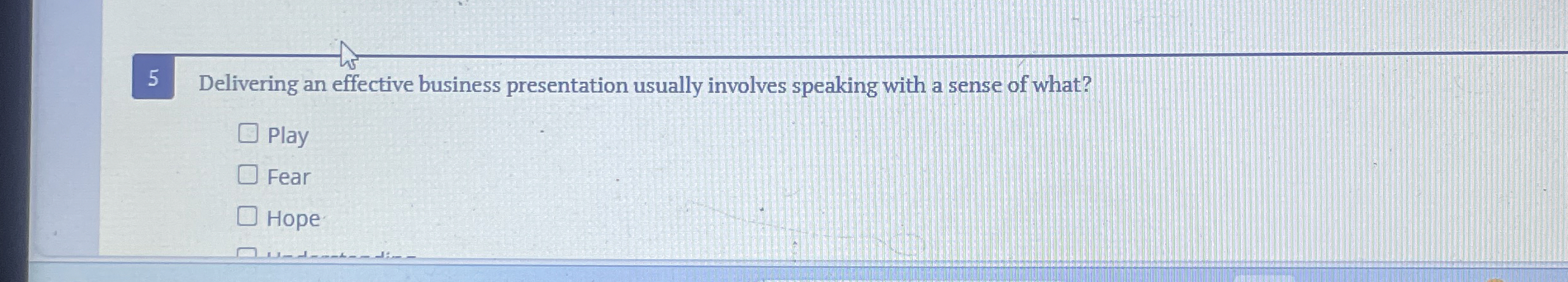 Solved Delivering an effective business presentation usually | Chegg.com