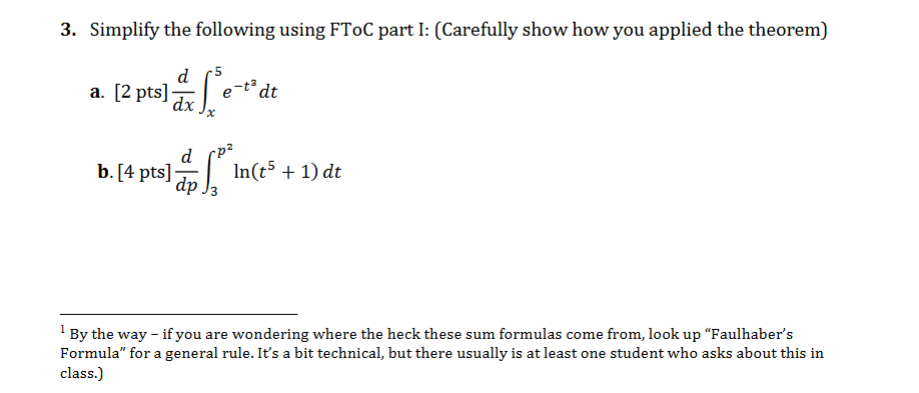 Solved Simplify the following using FToC part I: (Carefully | Chegg.com