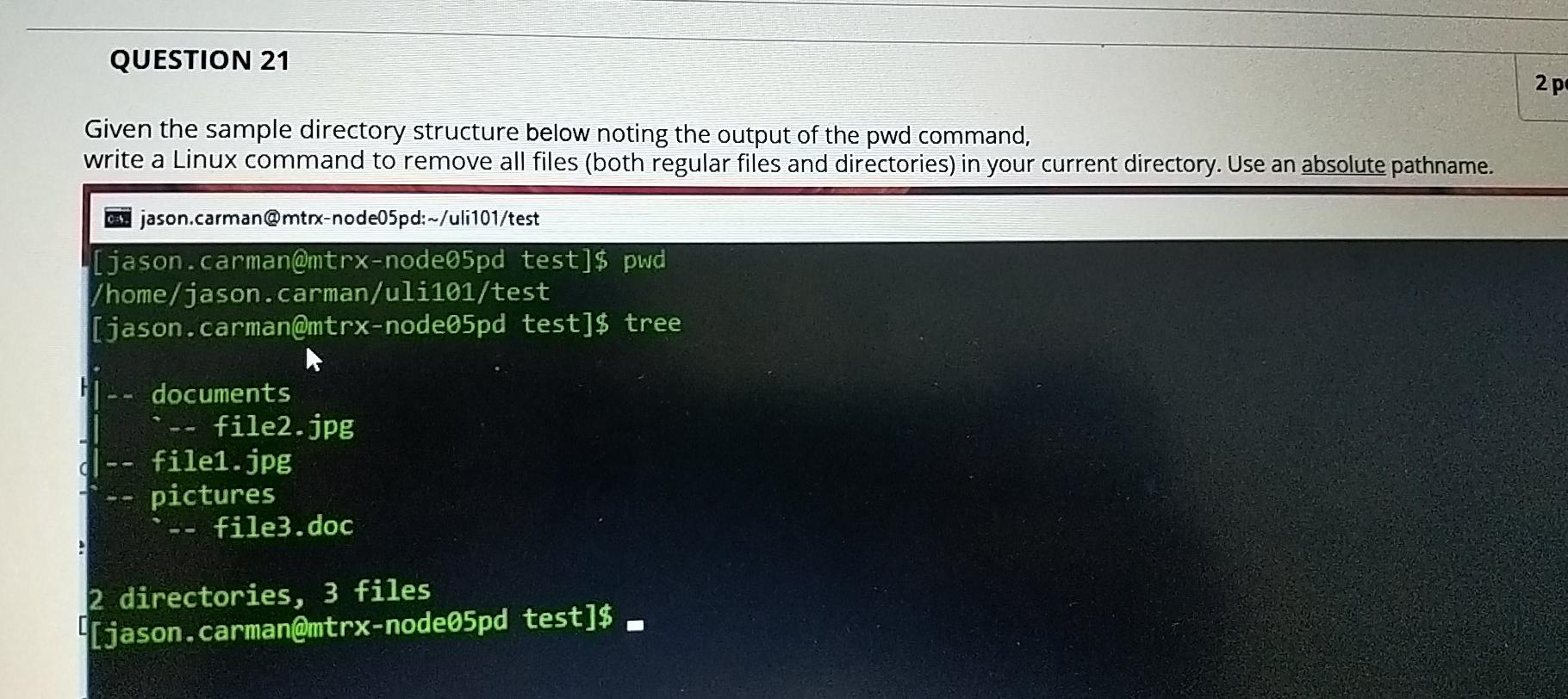 Solved QUESTION 3 Which of the following is NOT a file | Chegg.com