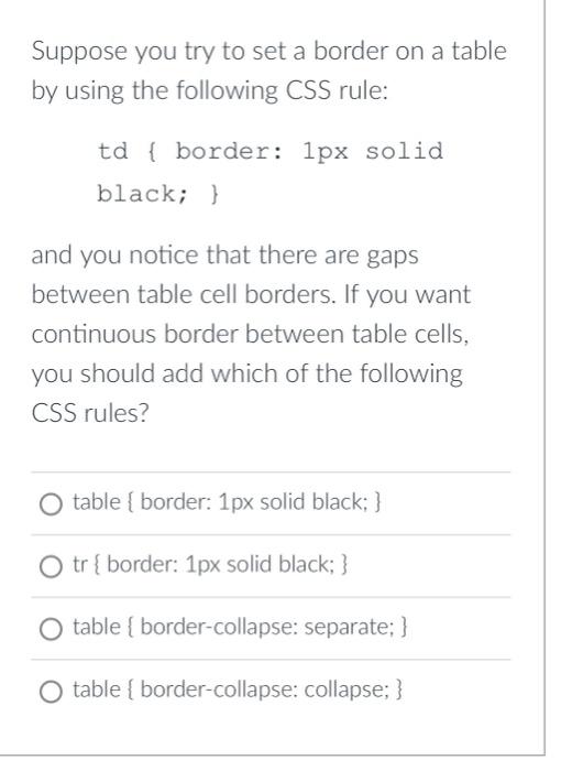 Solved Suppose a web page has a CSS rule: a:link { color: | Chegg.com