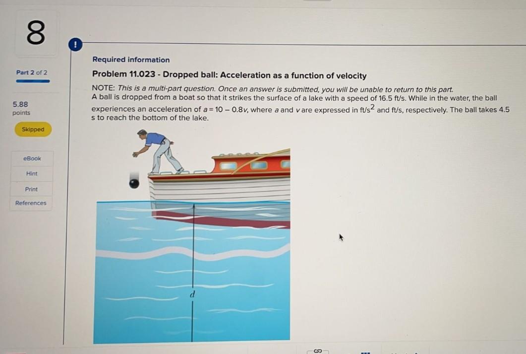 Solved 8 ! Part 2 of 2 Required information Problem 11.023 - | Chegg.com