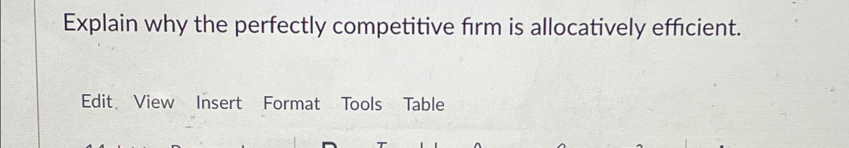 Solved Explain why the perfectly competitive firm is | Chegg.com