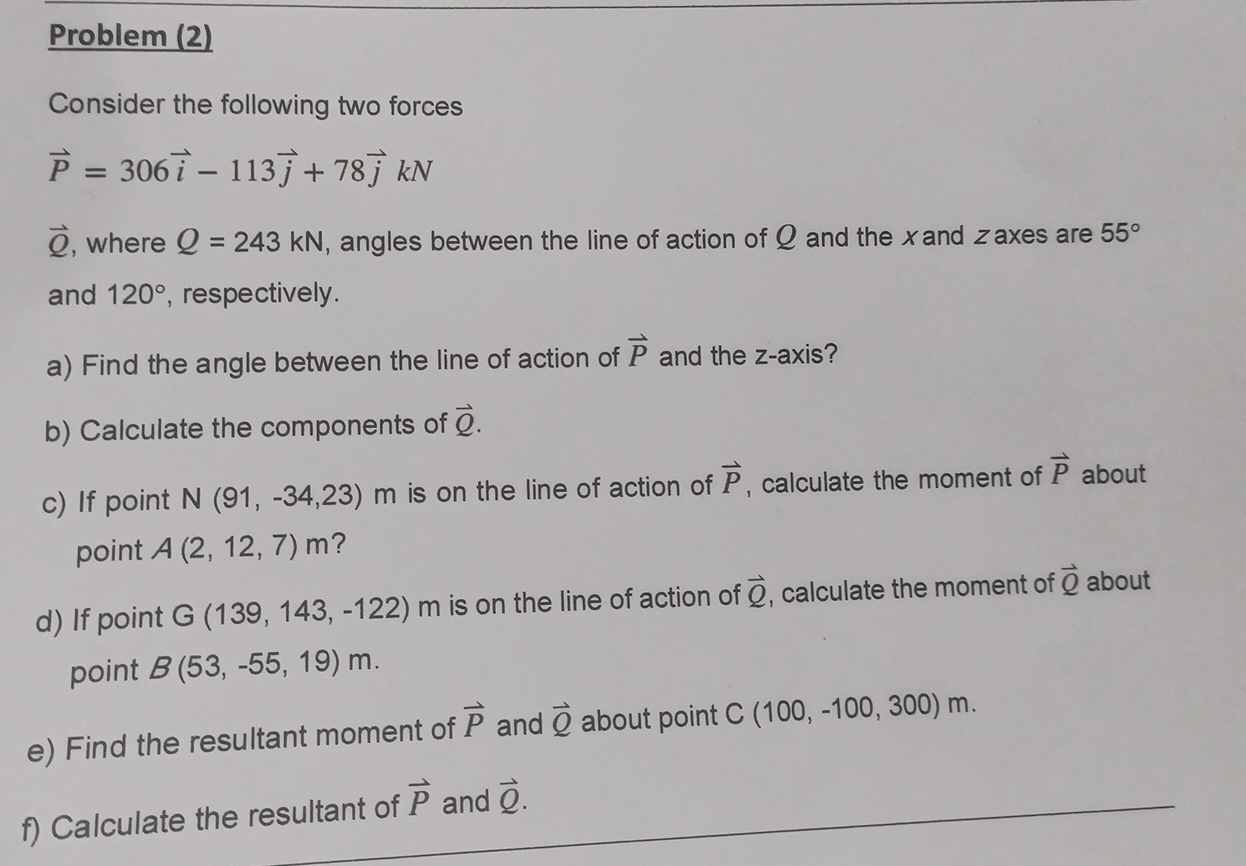 Solved by an EXPERT Problem (2)Consider the following two | Chegg.com