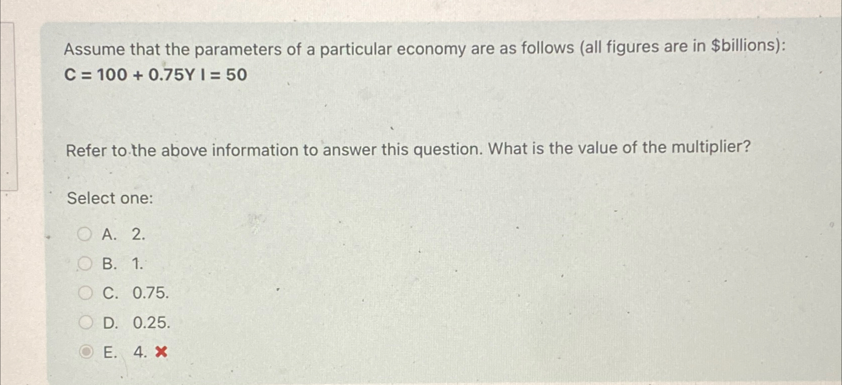 Solved Assume that the parameters of a particular economy | Chegg.com